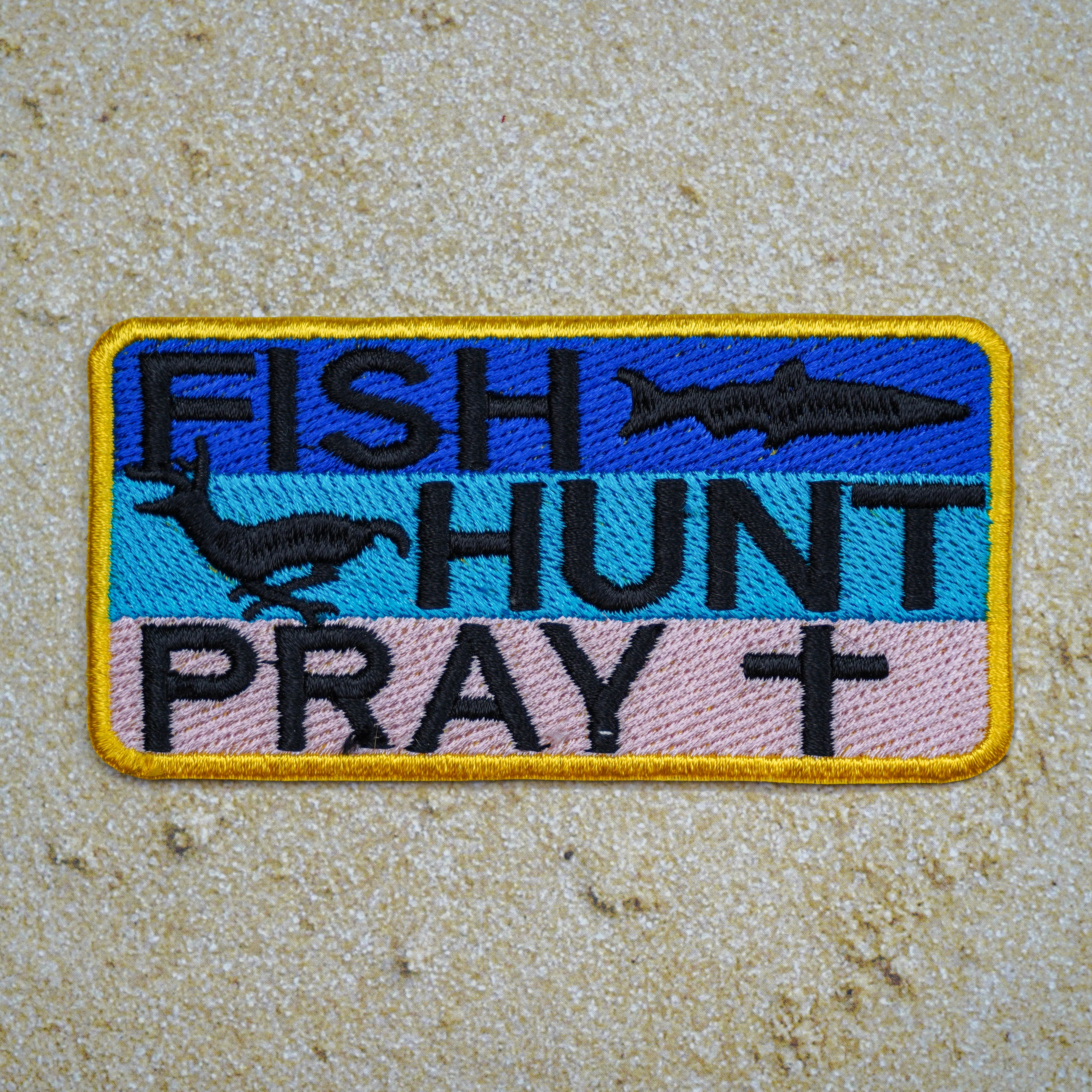 Fish Hunt Pray (Colored) – Salty Bird